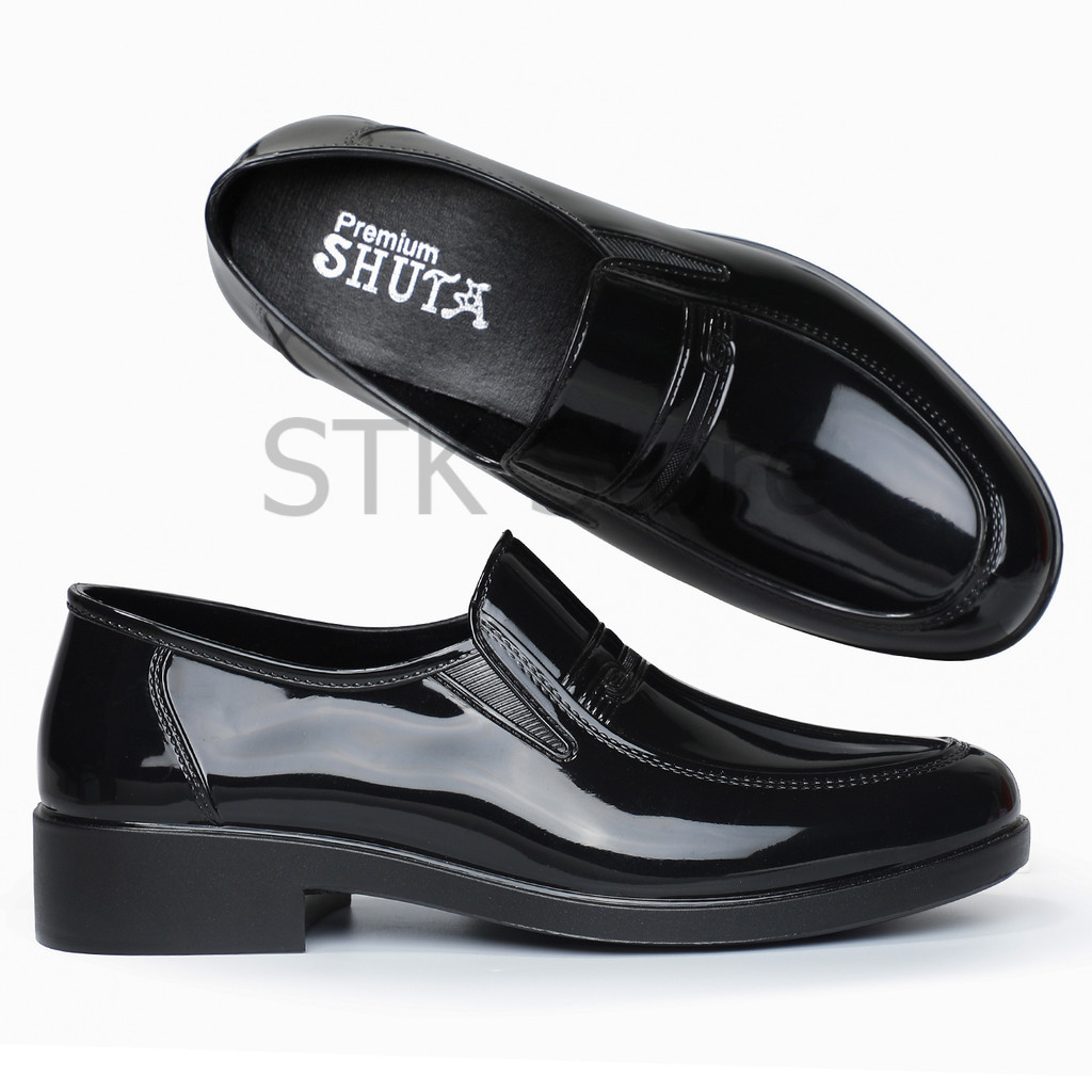 STK695 Korean Fashion Men's Non Slip Shiny Formal Loafers Shoes SHUTA ...