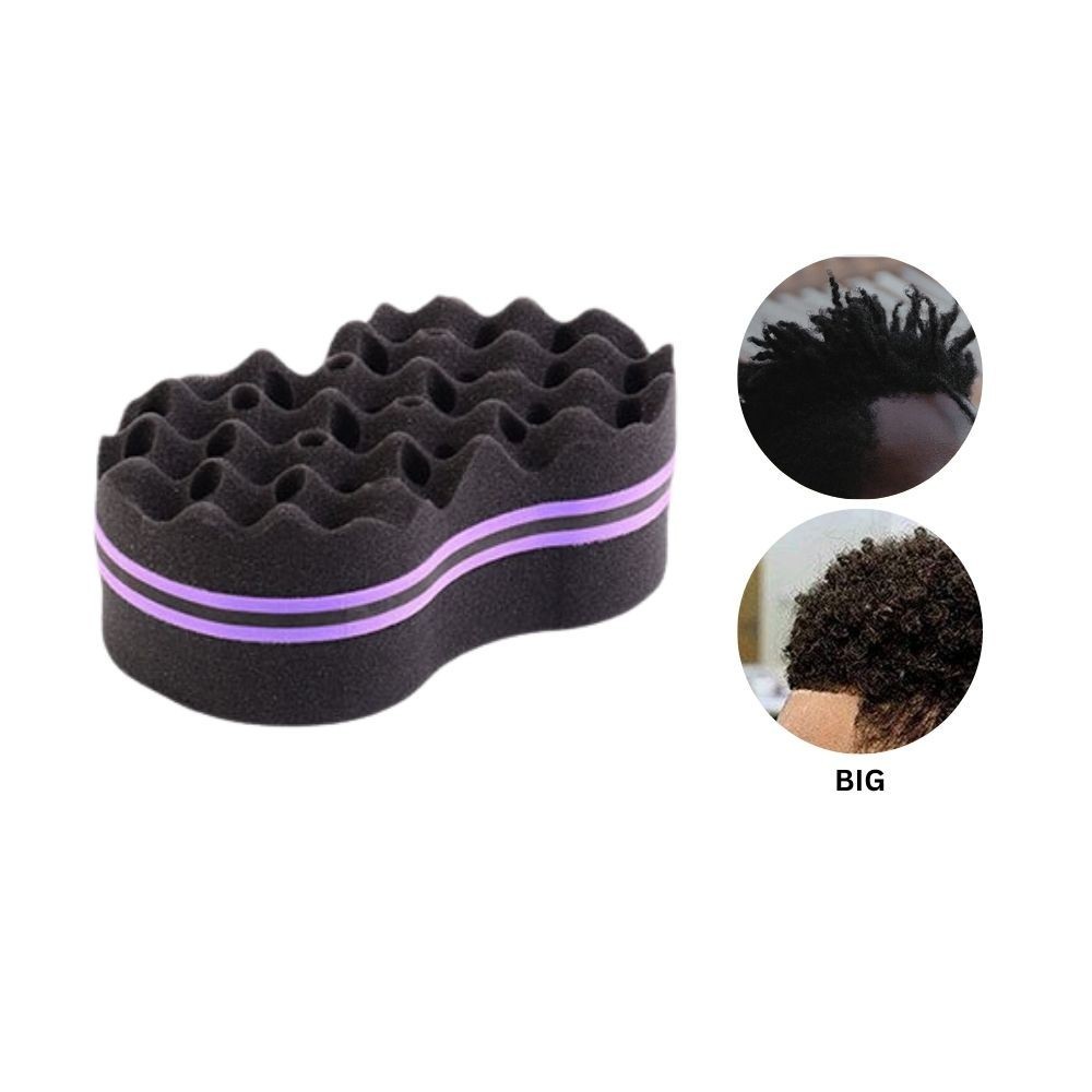 PROFESSIONAL Afro Hair Curl Sponge - BIG (RANDOM COLOUR) (BB) | Shopee ...