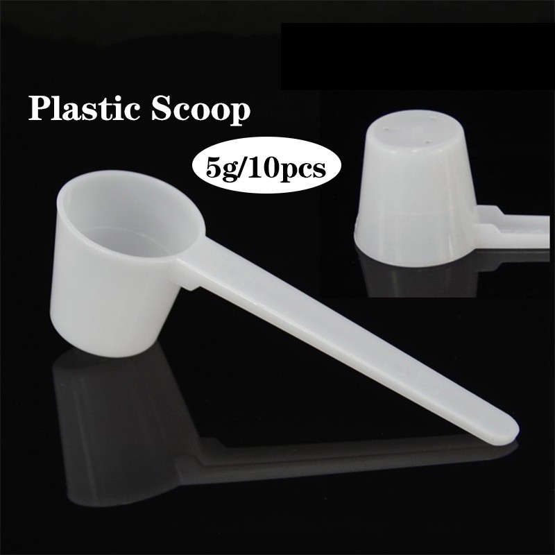 10pcs/set 5g Measuring Spoons Coffee Protein Milk Powder Scoop Kitchen Measuring Cups | Shopee ...