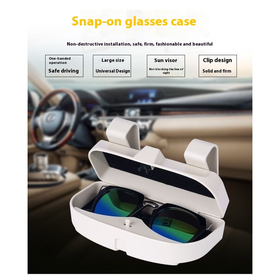 High-End Multifunctional Car Sun Visor Glasses Holder for Toyota Models ...