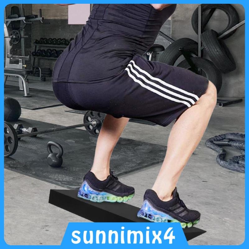 [HSports] Squat Wedge Block Riser Block Slant Board for Stretch Exercise Practice | Shopee ...