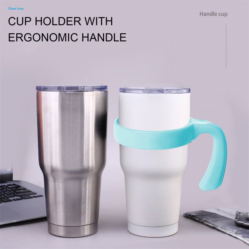 New* Cup Holder with Ergonomic Handle Lightweight Tumbler Handle 2 Pcs ...