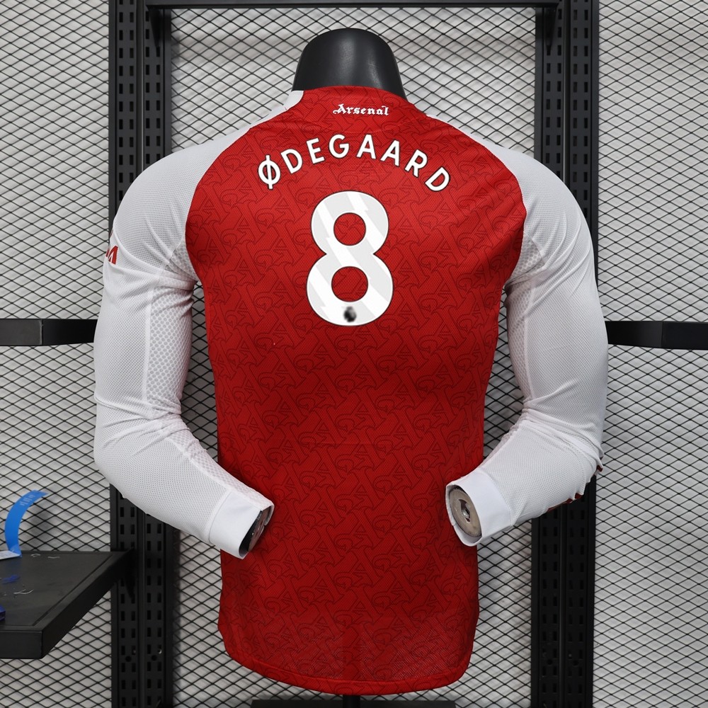2025 2026 Season Arsenal Home Player Version Long Sleeve Jersey Saka ...