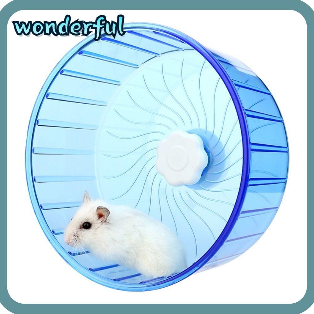 WONDER Hamster Wheel, Adjustable Stand Silent Hamster Exercise Wheels, Durable Super Smooth ...