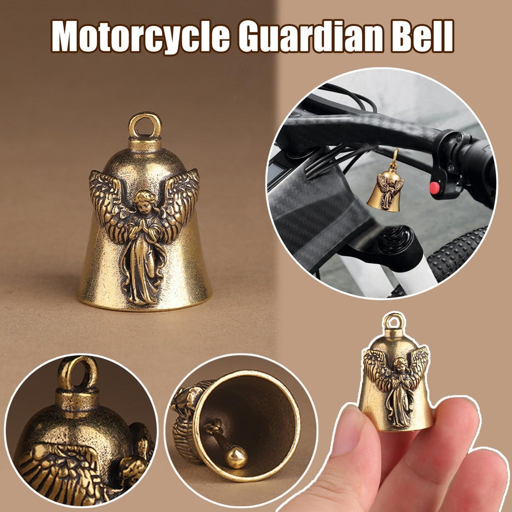 Motorcycle Guardian Bell Motorcycle Angel Bells Brass Motorcycle Bell ...