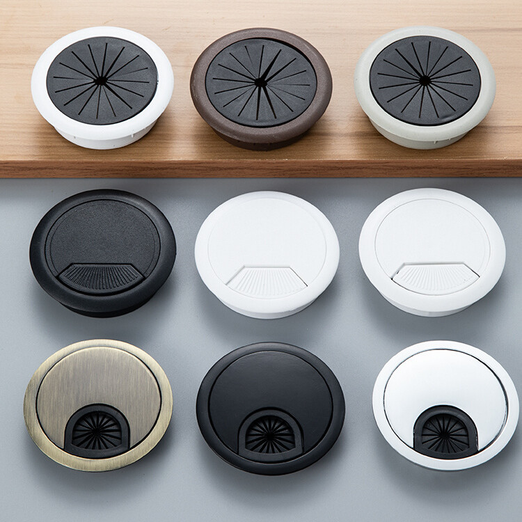 Computer Desktop TV Cabinet Desk Desk Wear Cable Grommet Boards over ...