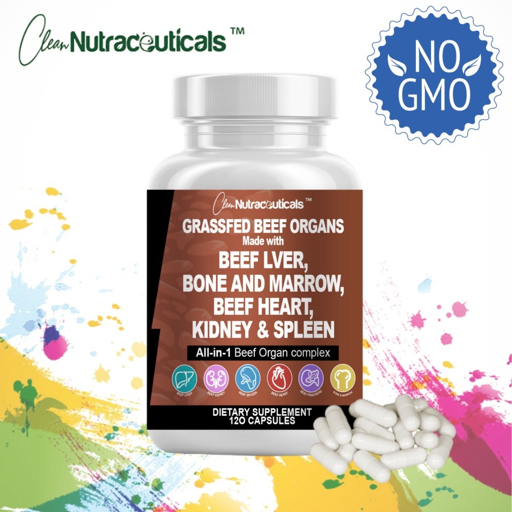 Nutraceuticals Grassfed Beef Organs Capsules Support Overall Health ...