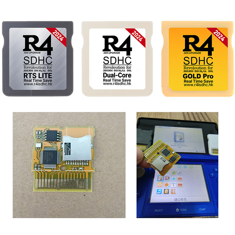 Meuctiffy 2024 For NDS Game Card For R4I SDHC TF Card R4 SDHC Gold Pro ...