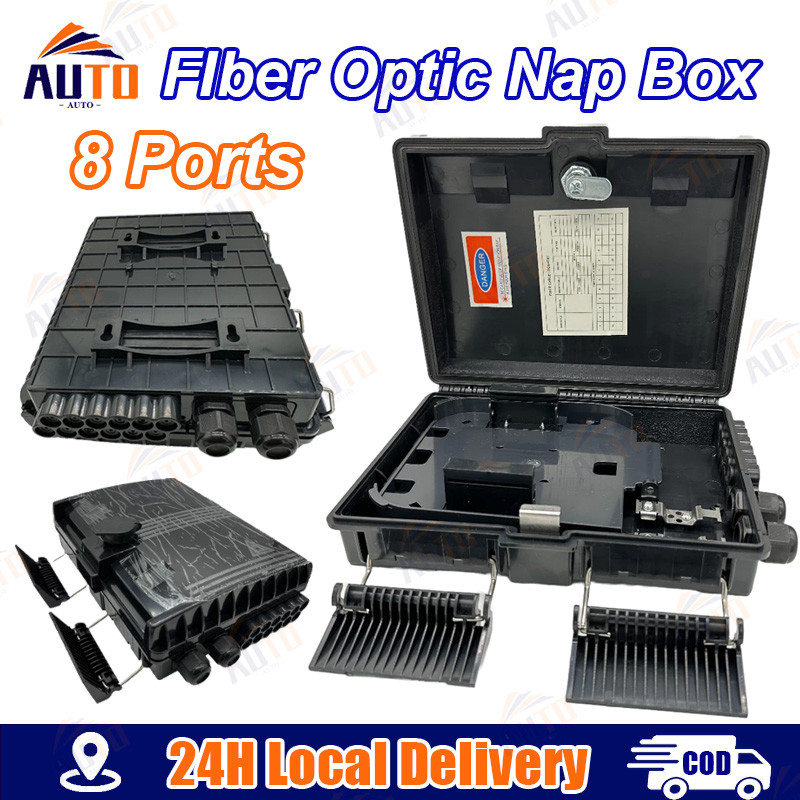 Nap Box 8 Port Fiber Splitter Box FTTH Insert Type Fiber Optic ...