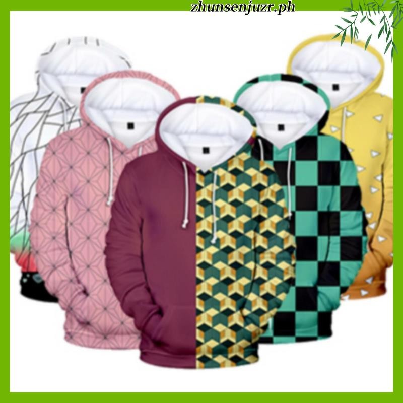 Demon Slayer Kimetsu No Yaiba Cosplay 3D Printed Pullover Hoodie Jacket ...