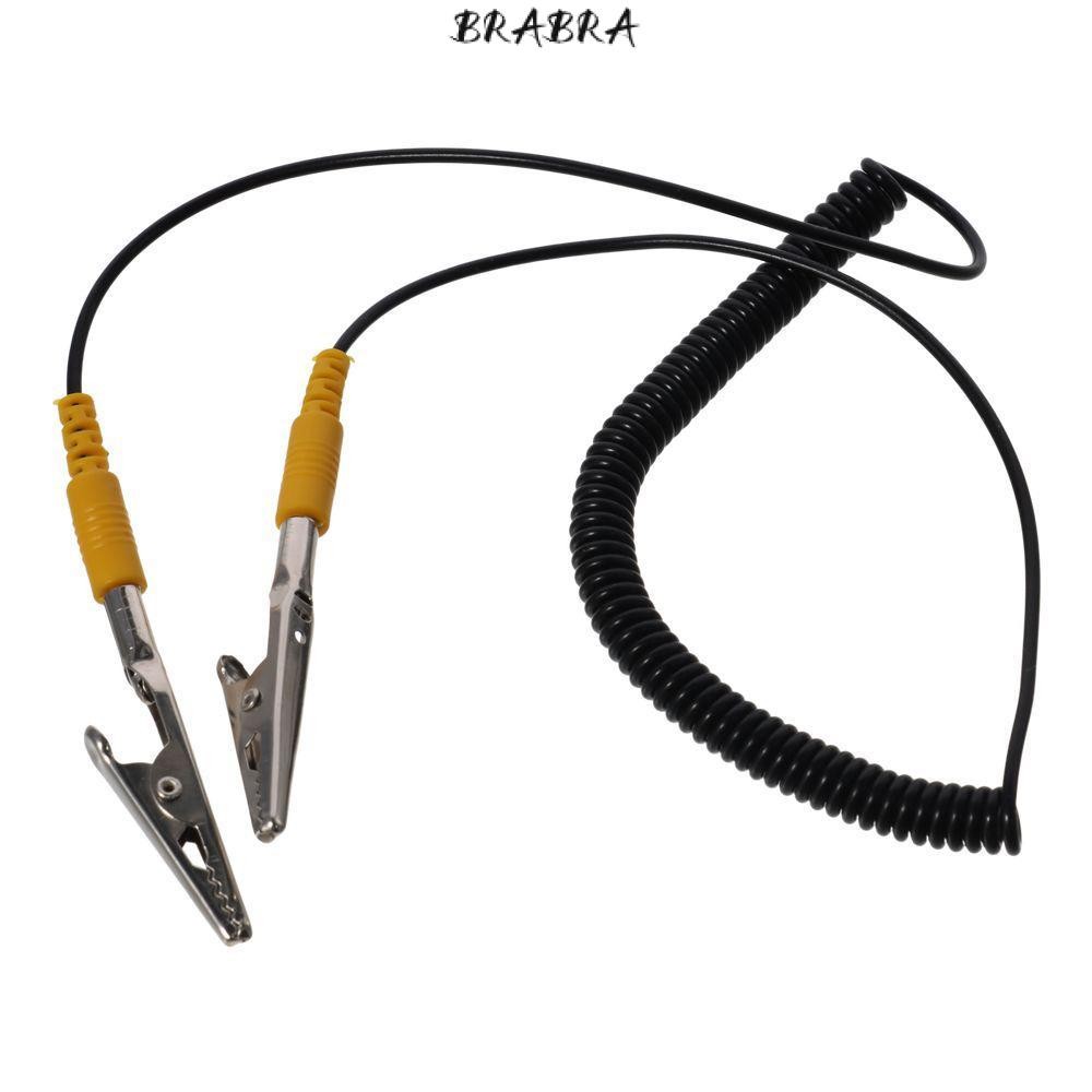 BRB Anti-Static ESD Grounding Cable, PU,Metal 180cm / 71" Coiled Cord ...