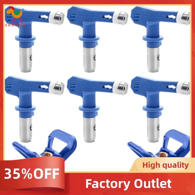 Airless Paint Nozzles Set,Reversible Tips Airless Paint Sprayer Nozzle Tips Airless Sprayer ...