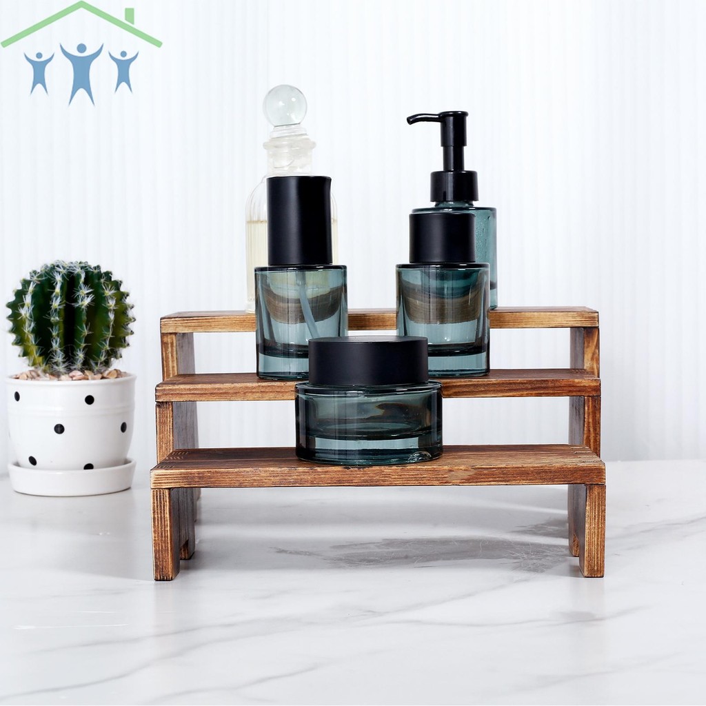 3Pcs Wood Display Risers Decorative Rectangular Display Stands ...