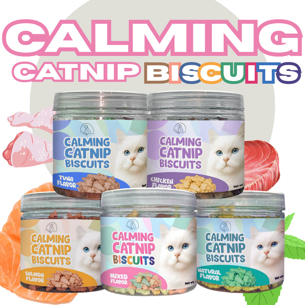 BOUNTYCART- Cat Treats & Snacks - Nutrifur Calming Catnip Biscuit for ...