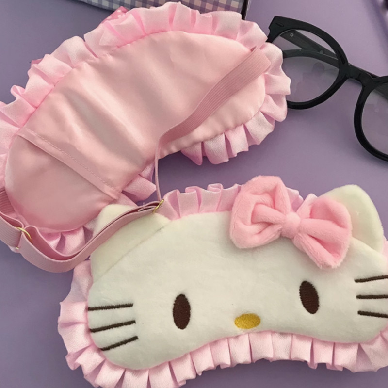 Marbit Sanrio Cartoon Flounce Eyeshade Japanese Style Eye Patch Kuromi ...