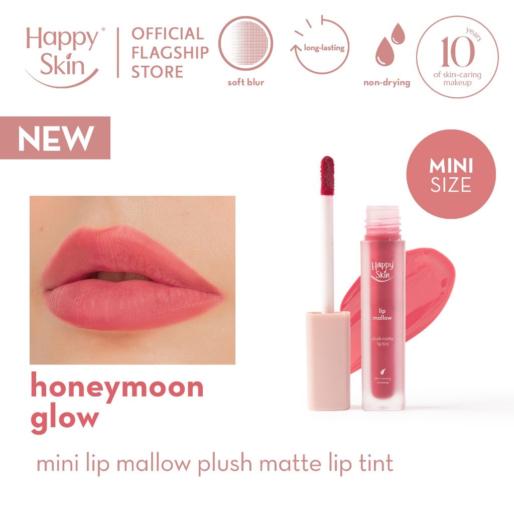Happy Skin Mini Lip Mallow Plush Matte Lip Tint | Shopee Philippines