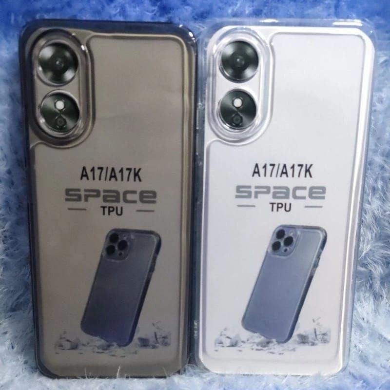 Silicone Case Space TPU Protect Camera OPPO A17/A17K Softcase Clear ...