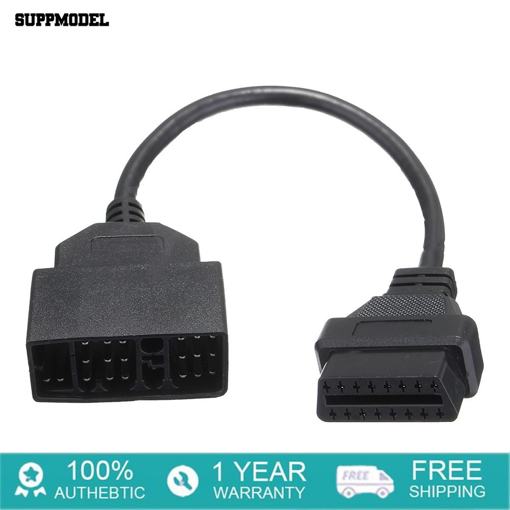SP.B 22 Pin OBD1 to 16 Pin OBD2 Convertor Adapter Cable for Toyota ...