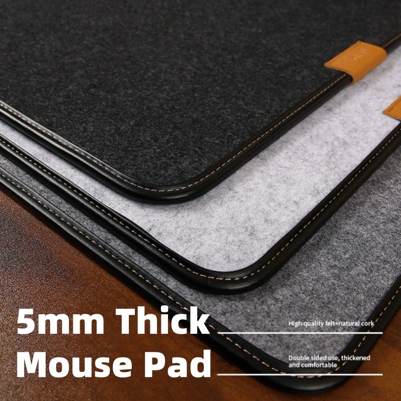 Cork Felt Mouse Pad 5mm Extra Large Thickened Desk Mat Computer Desk ...