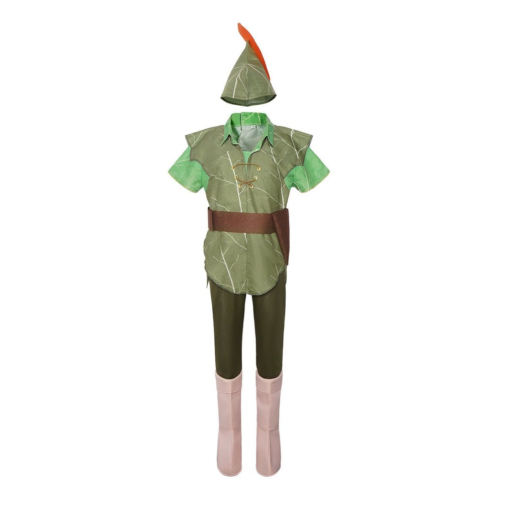 Green Elf cos Costume Halloween Peter Pan Children's Party cosplay ...