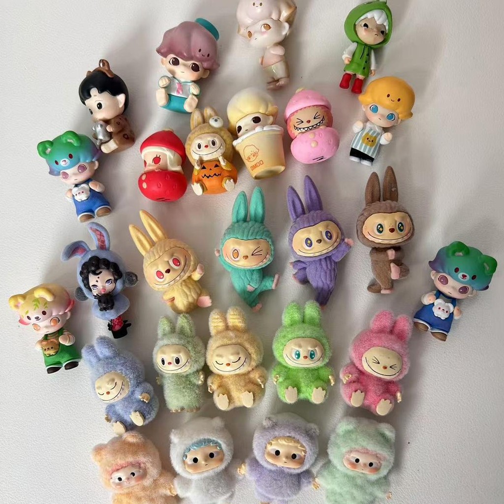 Popmart Mini labubu Mini dimoo Mini caybaby Mini hacipupu Keychain ...