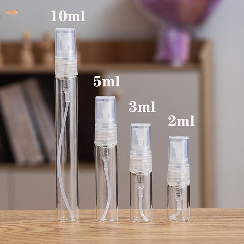 Sweet Clear Mini Perfume Glass Bottle Empty Cosmetics Bottle Sample ...