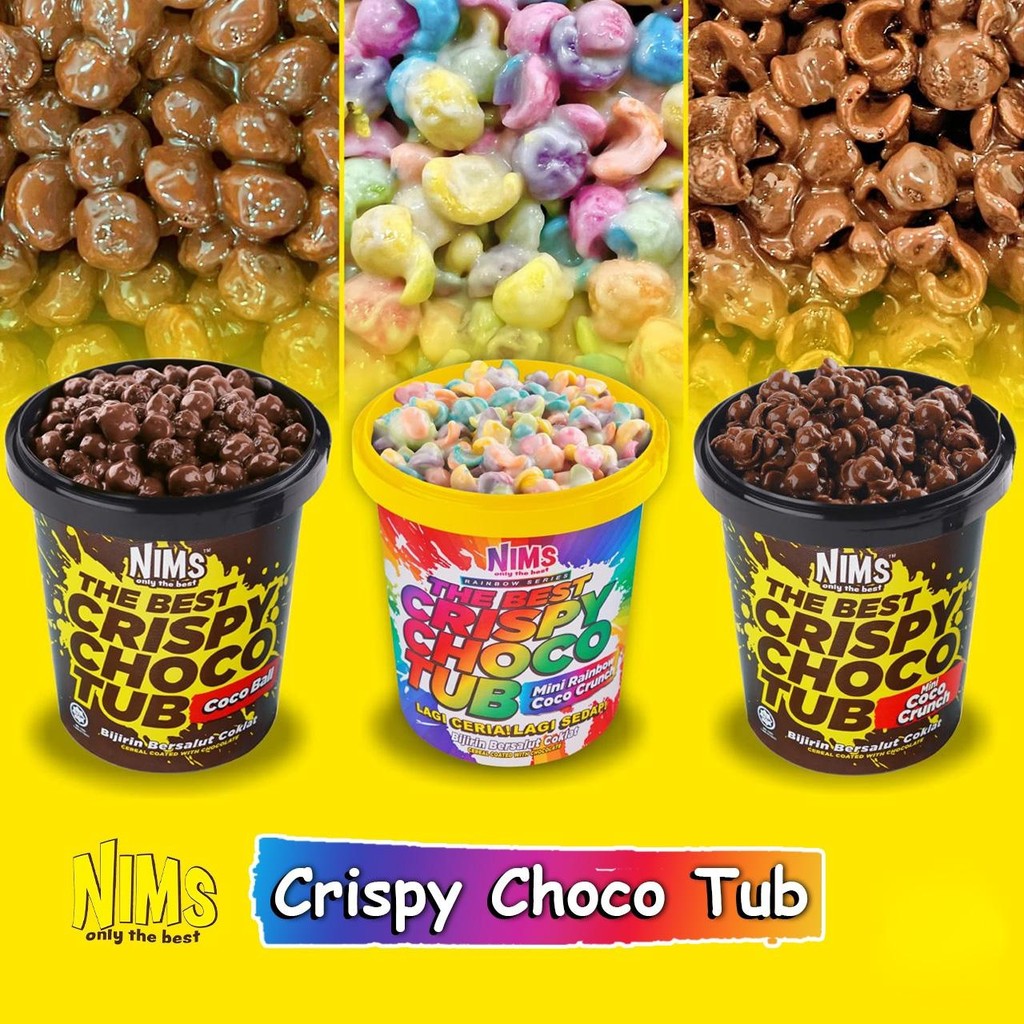 Crispy Choco Tub-Chocolate Coated Crunch 250g | Shopee Philippines