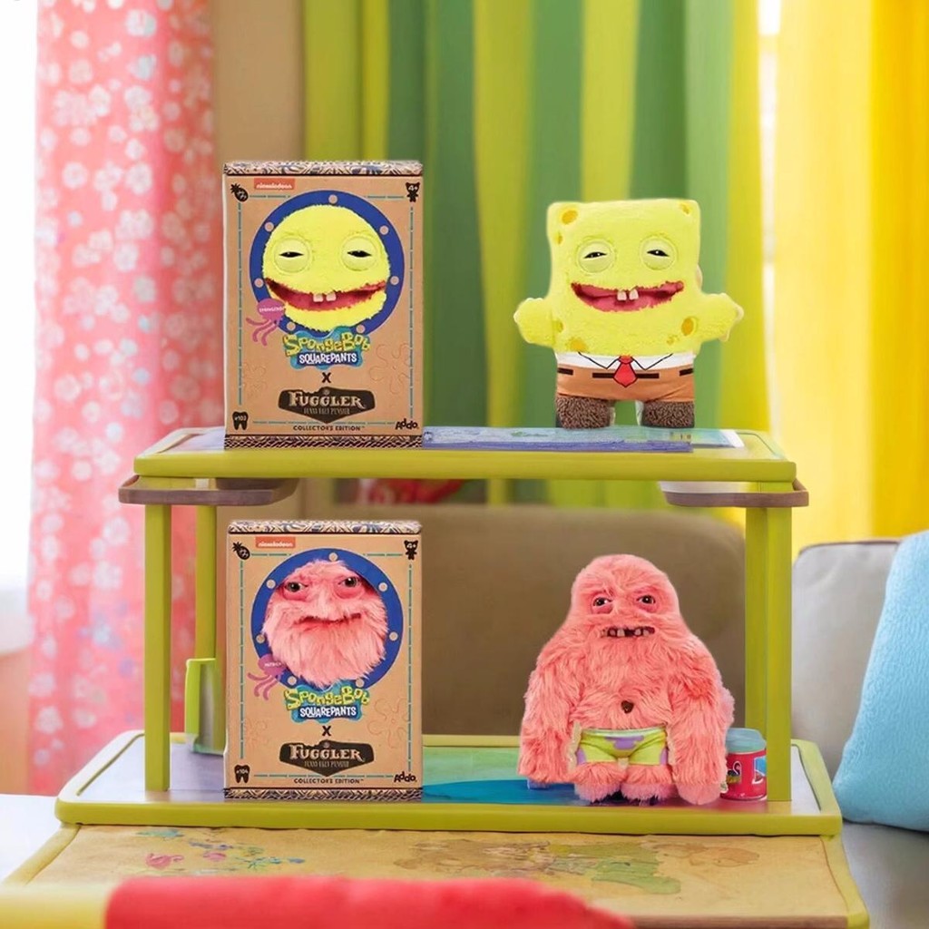 SpongeBob Squarepants X Fuggler Ugly Monster Animation Character Plush ...