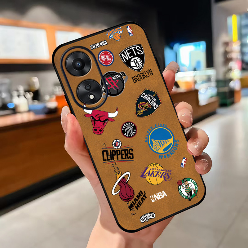 Casing OPPO A17 OPPO A17K Phone case Anti slip leather pattern soft ...