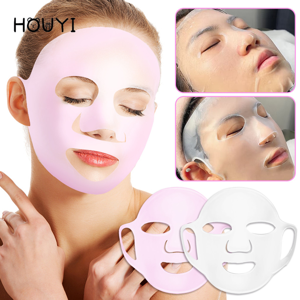 Washable 3D Moisturizing Silicone Mask Cover - Reusable Facial Shaping ...