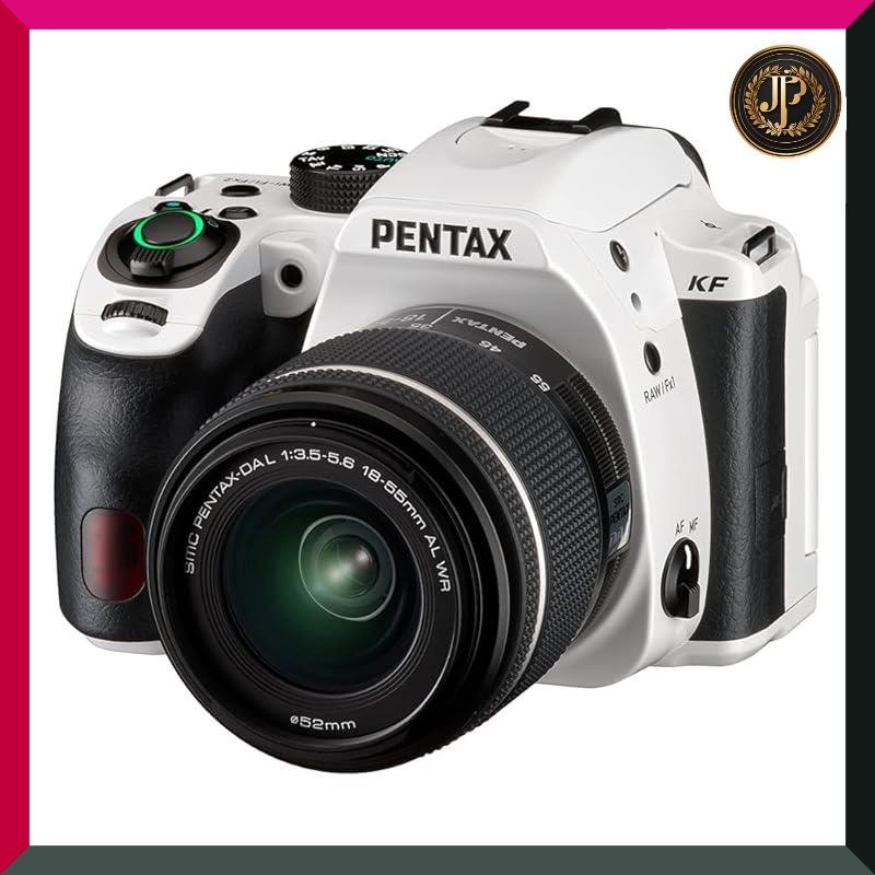 PENTAX KF Lens Kit [DAL18-55mm WR] Crystal White APS-C Digital SLR Camera with 100% optical ...
