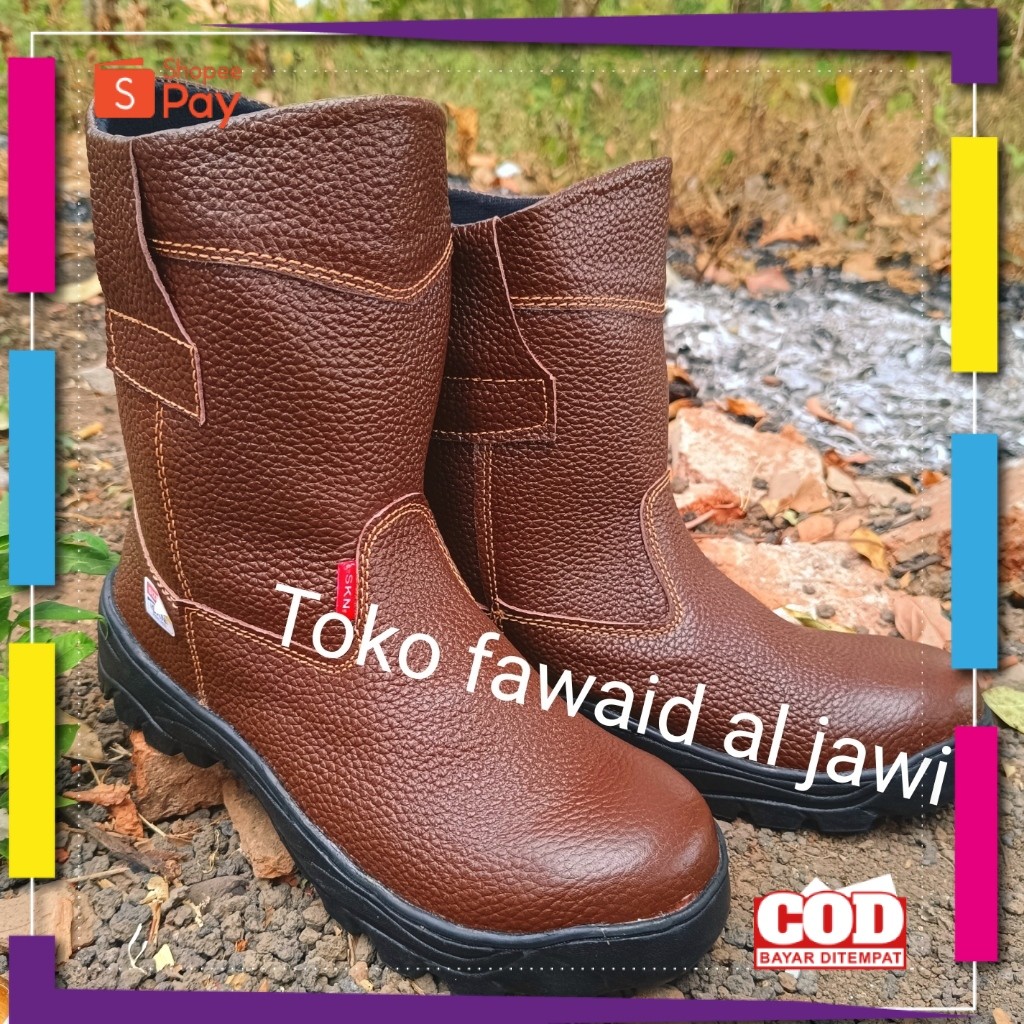 [PREMIUM Original] Cowhide safety shoes fireproof welding king skn ...