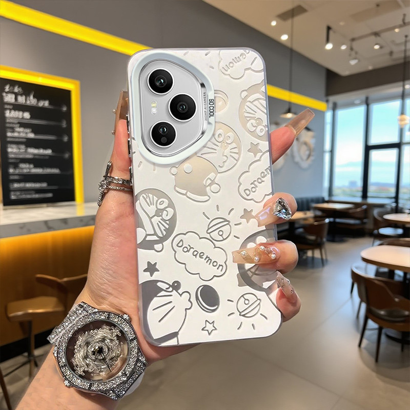For Honor 400 5G Case Honor 400 Pro Cute Cartoon Doraemon Shockproof ...
