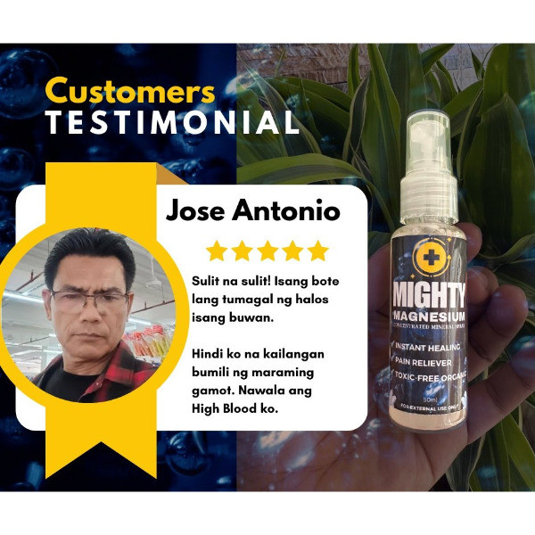 Mighty Magnesium Concentrated Mineral Spray | Shopee Philippines