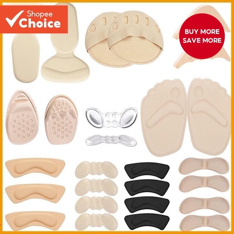 [8 Types] High Heels Wear Pad，Sponge Heel Cushion Pads, Heel Insert for ...