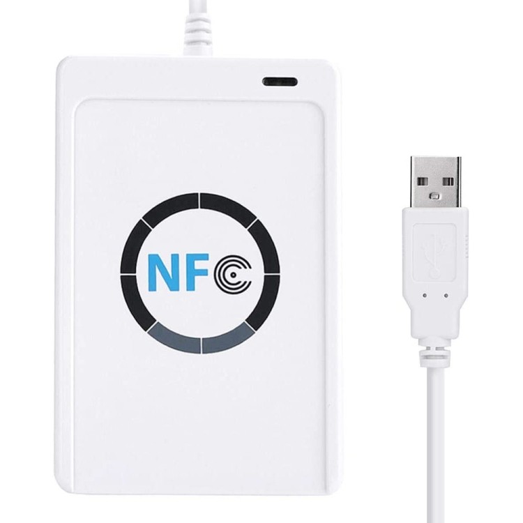 New ACR122 NFC RFID USB Noncontact Smart Card Reader, Read Write Speed ...