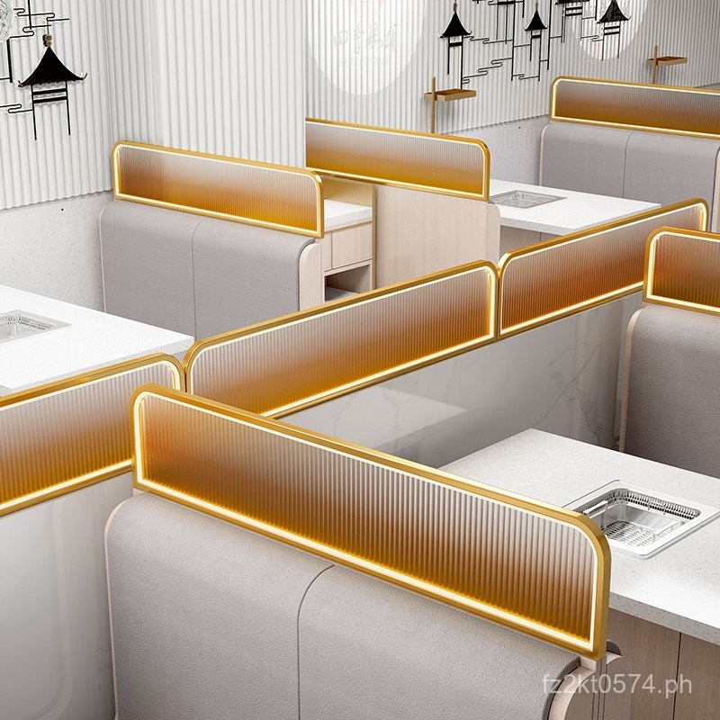 Heightened Low Wall Partition Restaurant Booth Changhong Hot Pot ...