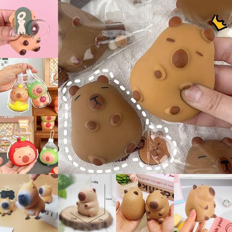 GMARTY Cartoon Capybara Squeeze Toys Cute Decompression Stress Relief ...