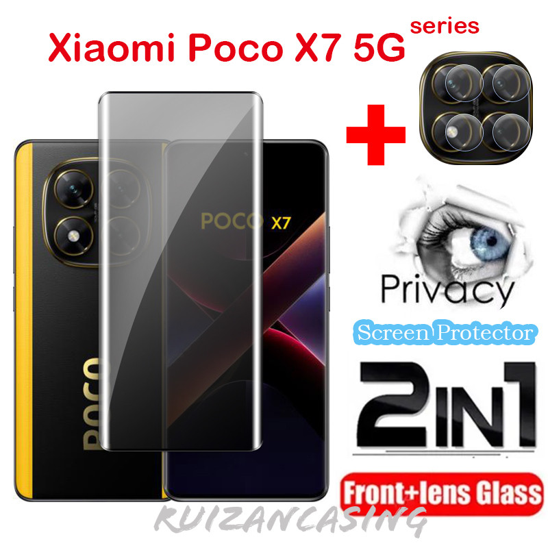 Private Tempered Glass Anti-Spy Full Cover Screen Protector Anti Peek ...