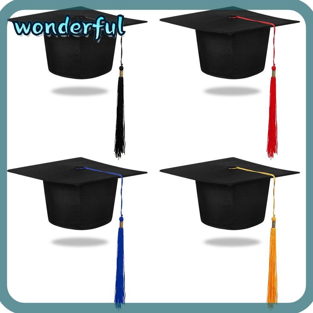 WONDER Mortarboard Cap, 2024 Happy Graduation Degree Ceremony ...