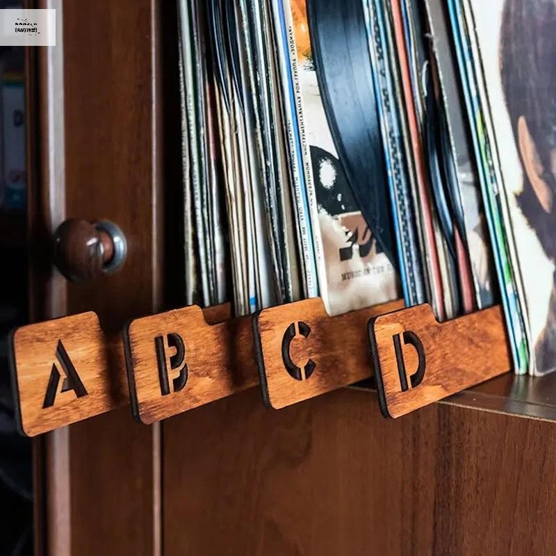 GoGo Vinyl Record Dividers, Alphabetical Vinyl Record Storage Dividers ...