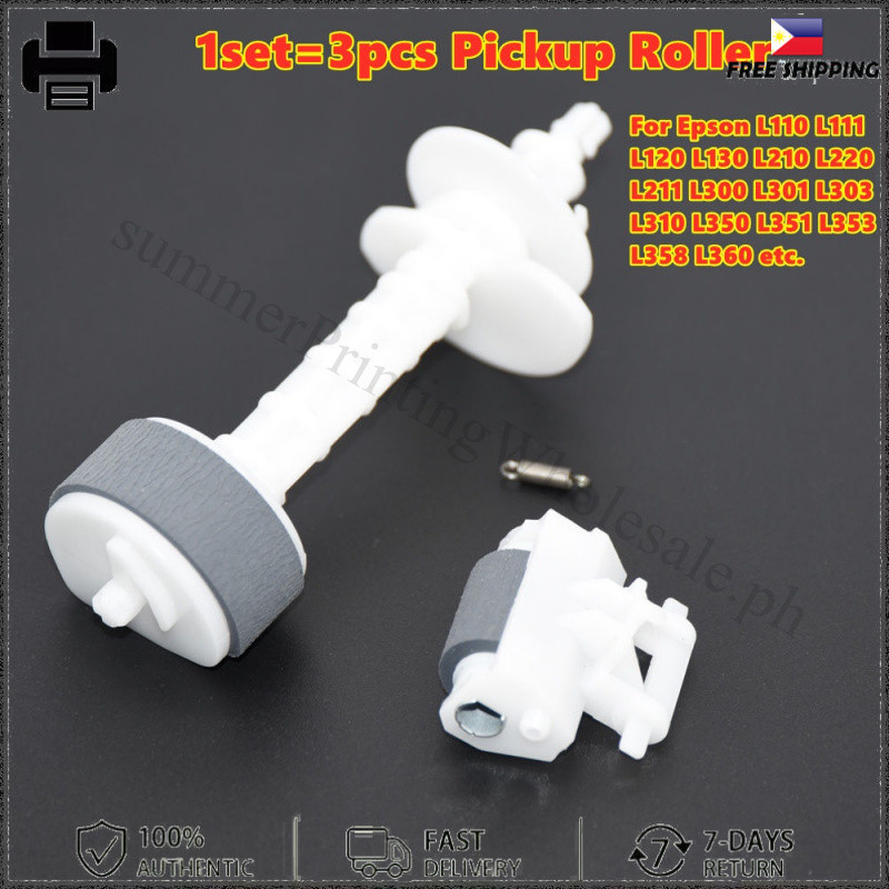 1set=3pcs Pickup roller for EPSON L380 L360 L110 L111 L120 L130 L210 ...