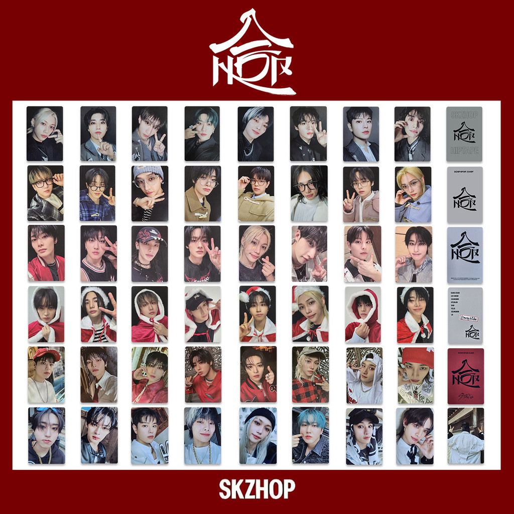 8-9pcs STRAY KIDS SKZ HOP Lomo Cards The Street Kids HIP TAPE comeback ...