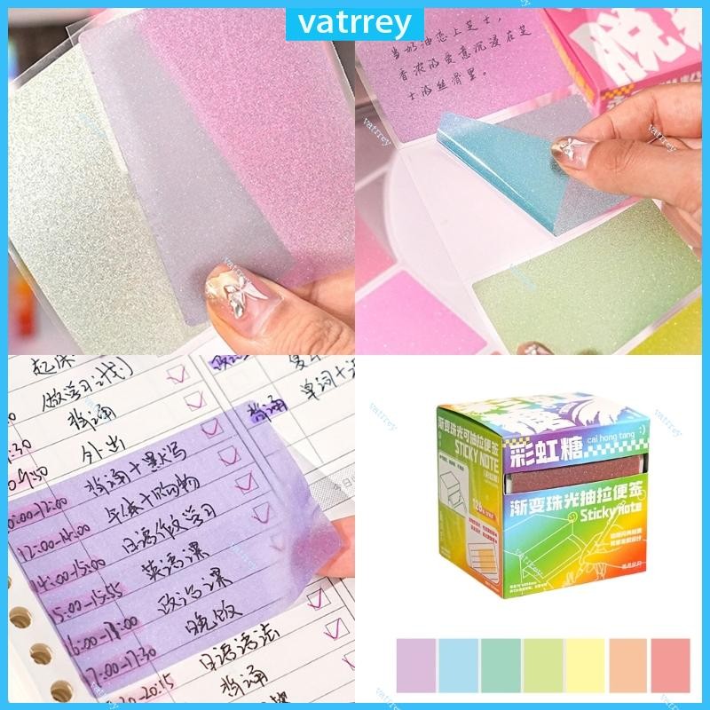 VA 126 Sheets Cute Writing Notes Paper Small Pull out Type Clear Note ...