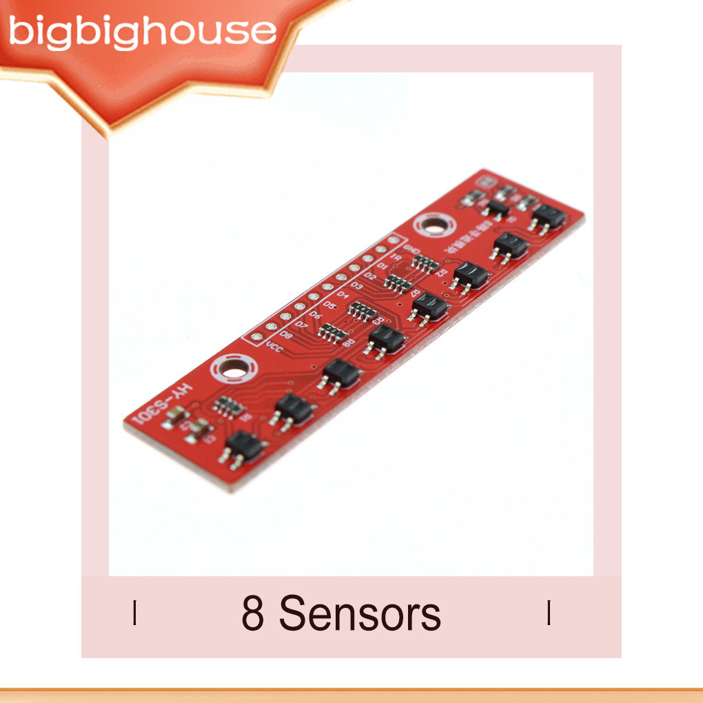 8 Channel Infrared Sensor Module Barrier Robot Wear-resistant Obstacle ...