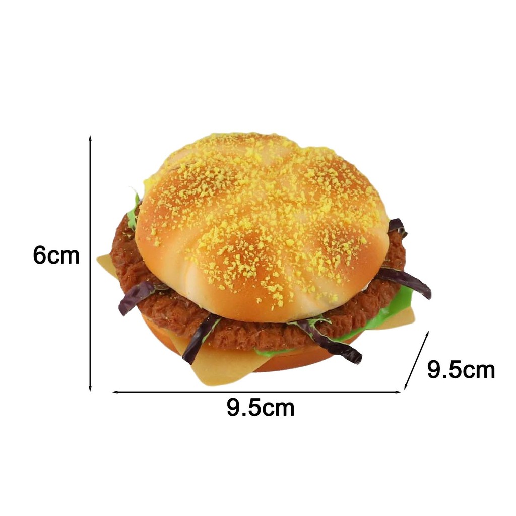 Lightweight PU Artificial Hamburger Buns for Easy Handling in Displays ...