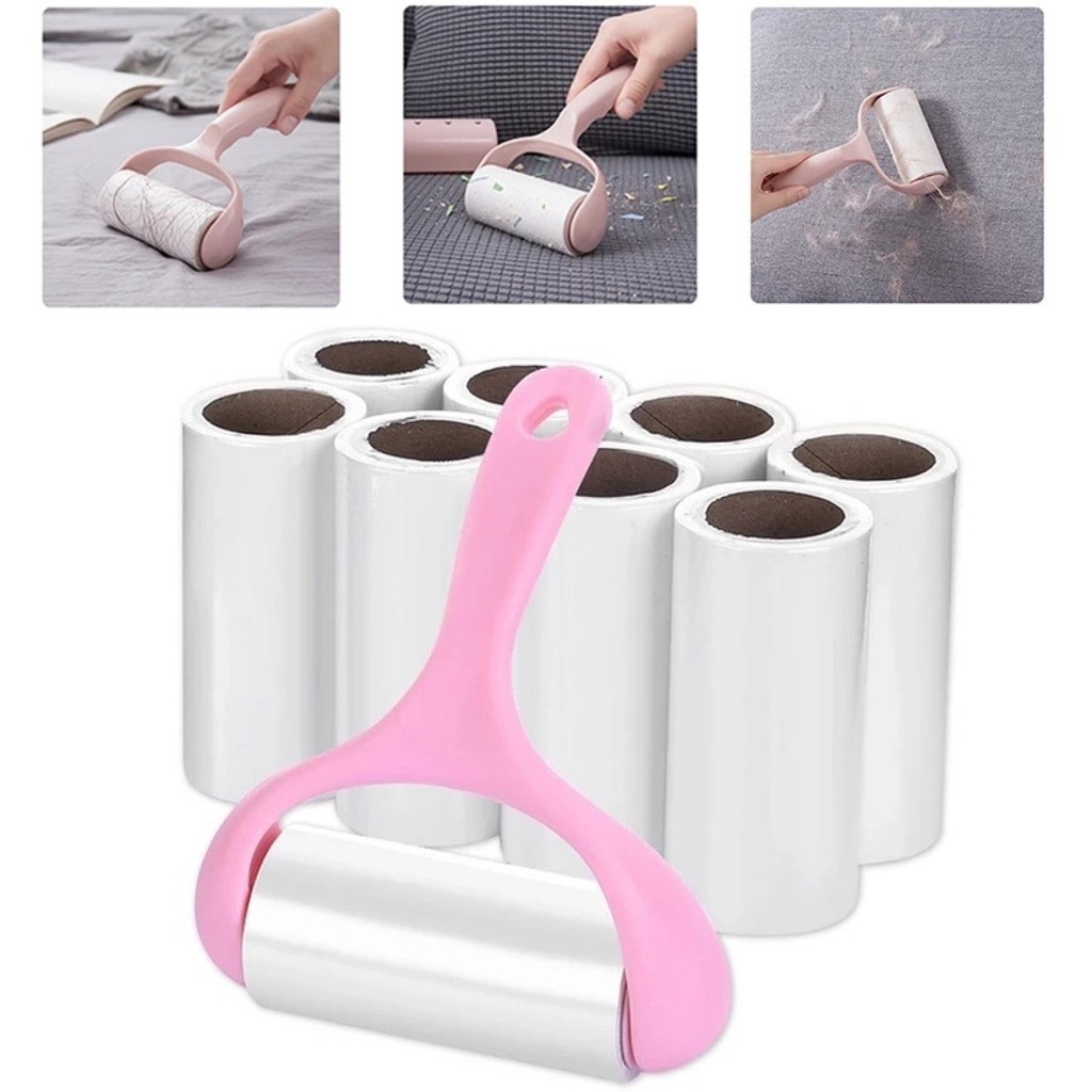 Sticky Hair Roller Clothes Cleaning Dust Removal Strong Sticky Reusable ...