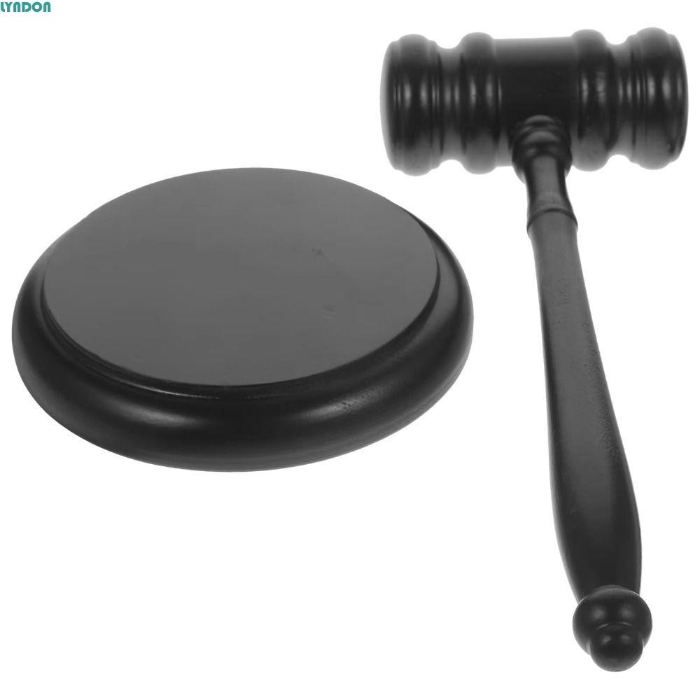 LYNDON Judge Hammer, Wood Gavel Attorney Decorative Costume Sound Block ...