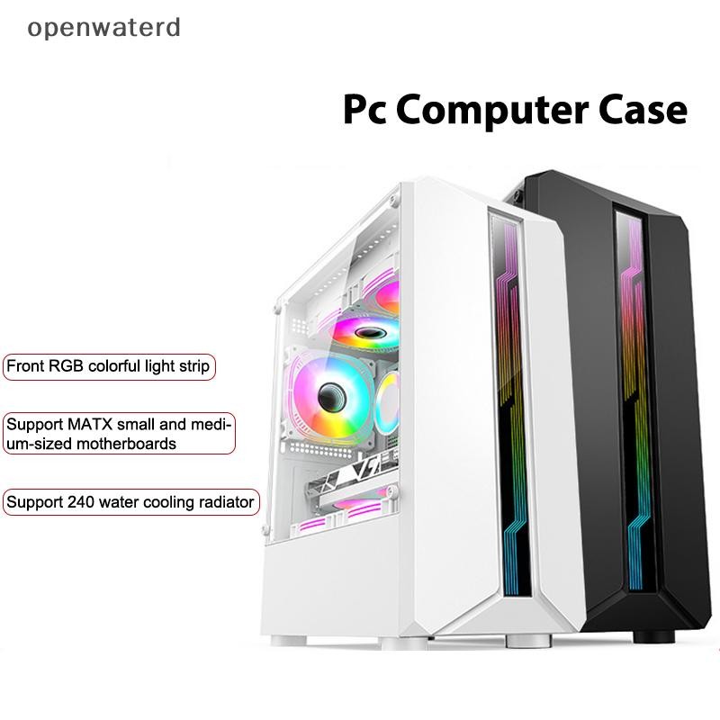 [OP] Pc Case Transparent Desktop Computer Main Chassis Tower Case For M ...