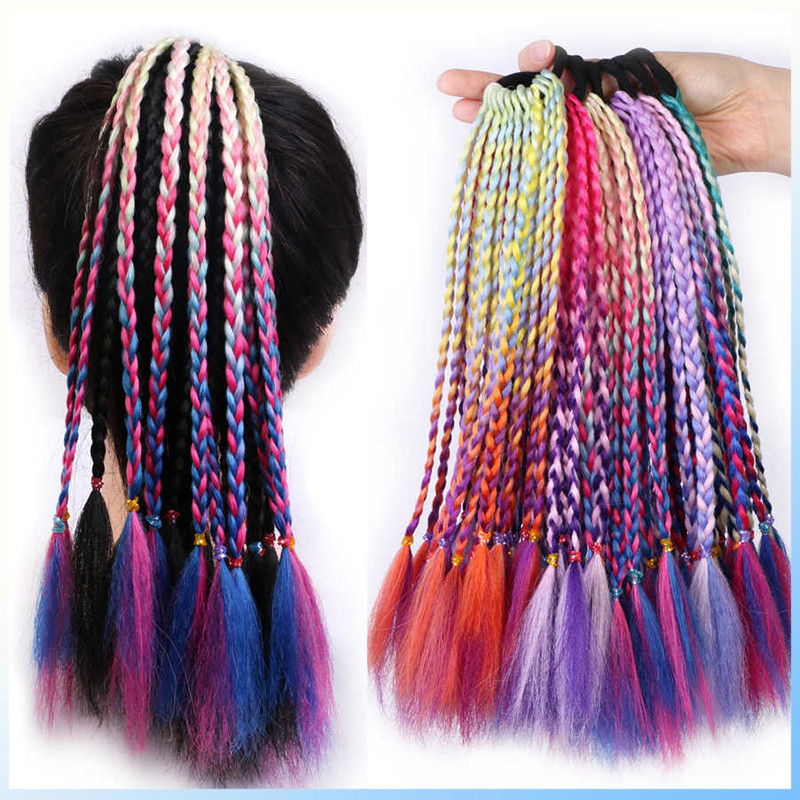 Ready-Made Braided Rubber Band Silk Braid Various Types Length 60cm ...
